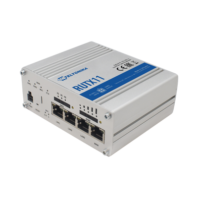 Router RUTX11 LTE (4.5G) Cat6 Profesional, 4 Puertos Gigabit, Doble SIM ...